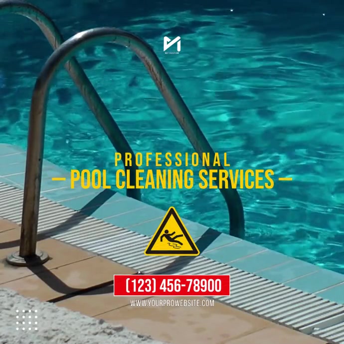 Pool Cleaning Services Ad Template | PosterMyWall