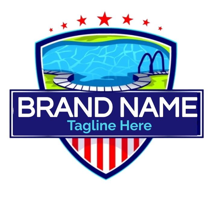 pool logo swimming icon pswimming pool logo, Template | PosterMyWall