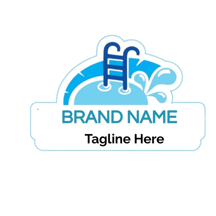 pool logo swimming icon pswimming pool logo, Template | PosterMyWall