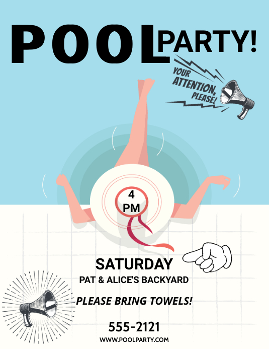 POOL PARTY Template | PosterMyWall