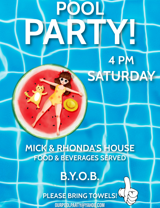 POOL PARTY Templat | PosterMyWall