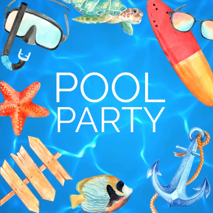 pool party Template | PosterMyWall