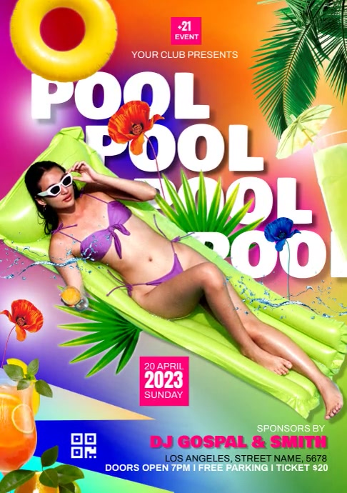 Copy of POOL PARTY | PosterMyWall