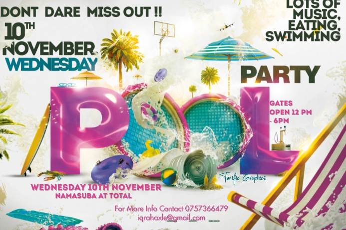 pool party Template | PosterMyWall
