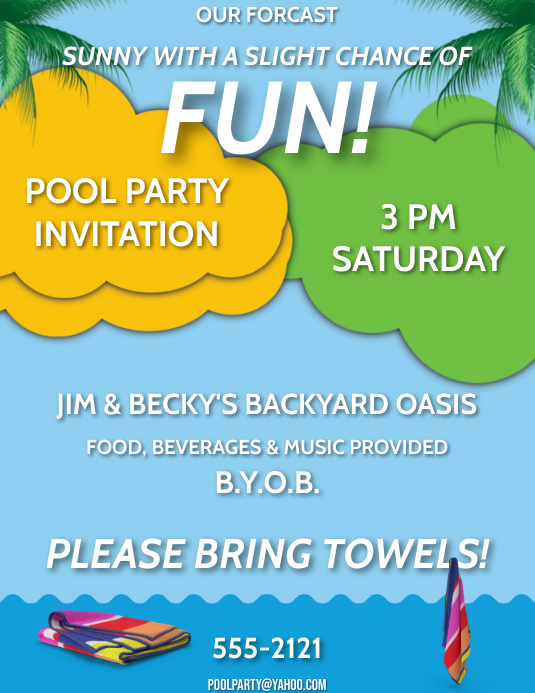 POOL PARTY Templat | PosterMyWall