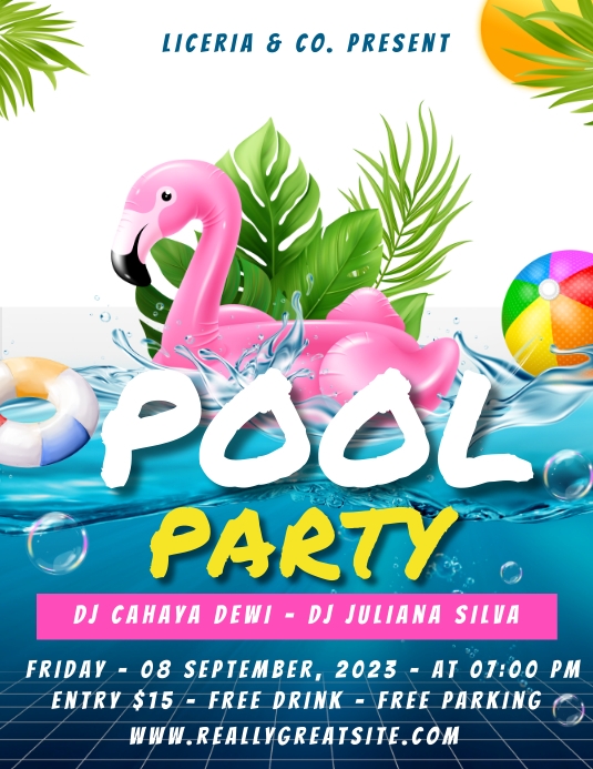POOL PARTY FLYERS Templat | PosterMyWall