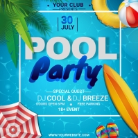 POOL PARTY INSTAGRAM POST Template | PosterMyWall