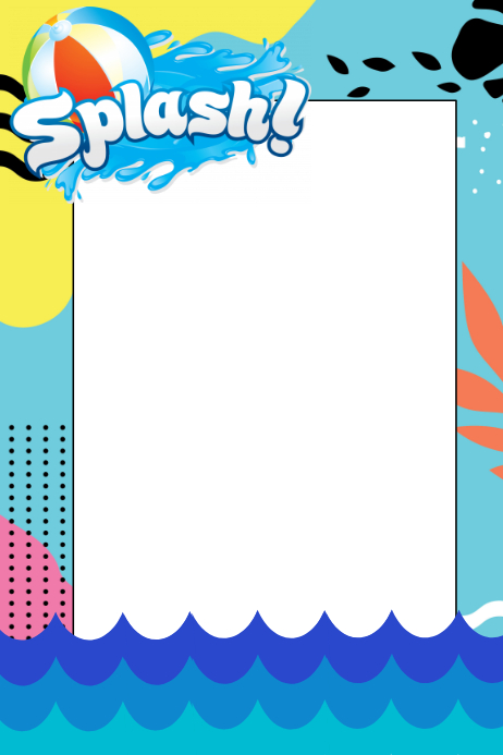 Copy of Pool Party - Party Prop Frame | PosterMyWall