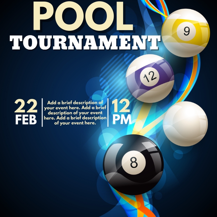 Pool Tournament Sign Up Sheet