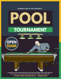 Pool tournament Template | PosterMyWall
