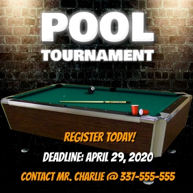 1,820+ pool tournament Customizable Design Templates | PosterMyWall