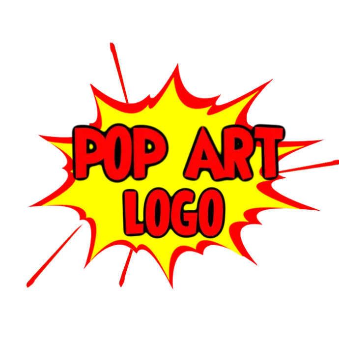 Plantilla de pop art logo | PosterMyWall