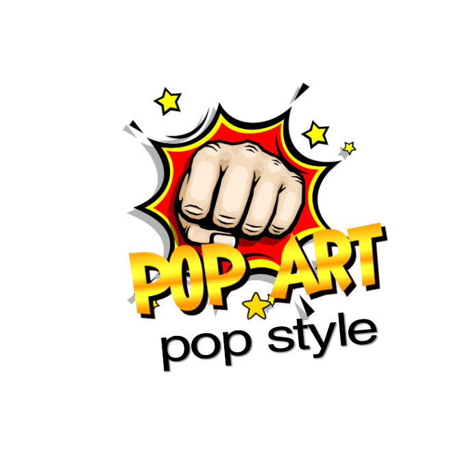 Pop Art Logo Template | PosterMyWall