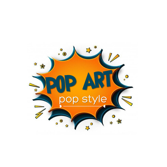 Copy of Pop art Logo | PosterMyWall