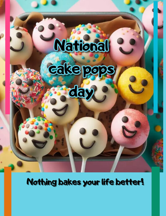 Pop cake day Template | PosterMyWall