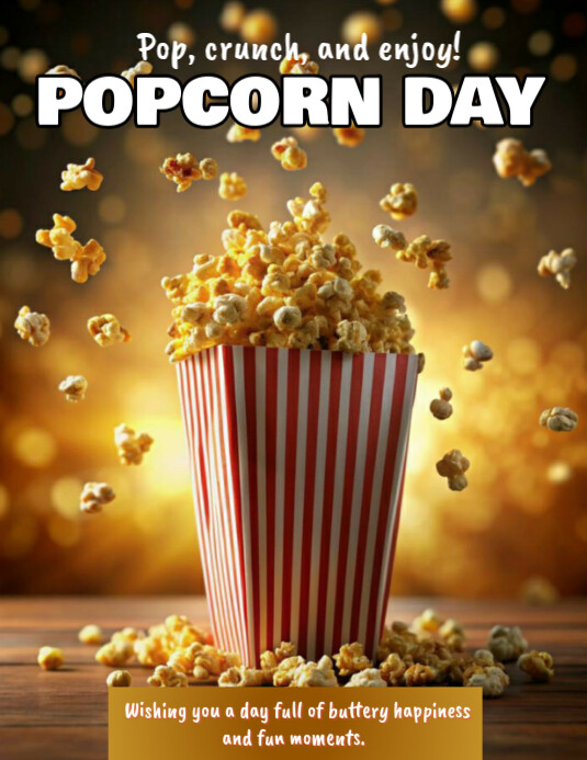 Pop corn Template | PosterMyWall