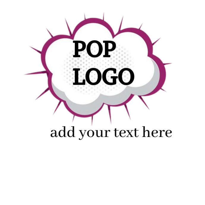Modèle POP LOGO | PosterMyWall