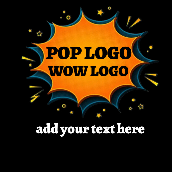 Modèle pop logo | PosterMyWall