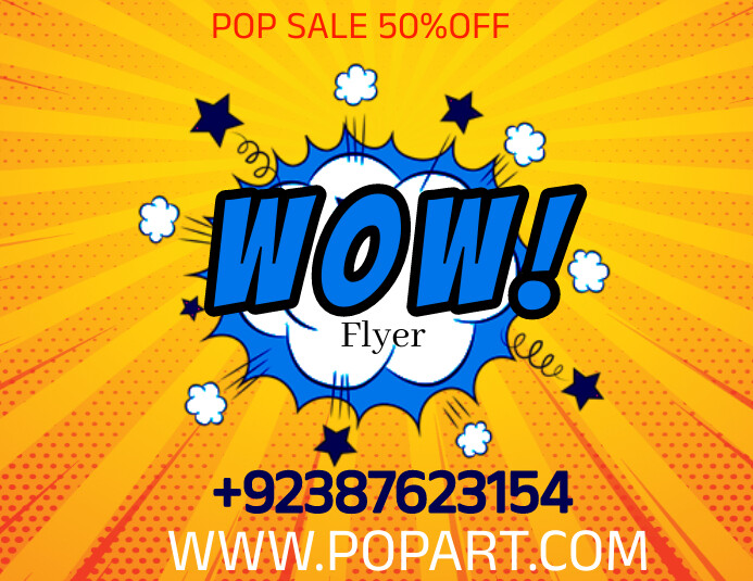 Pop Logo Flyer (us Letter) Template | PosterMyWall