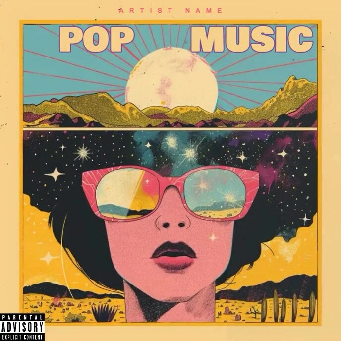 pop music Album Cover Design, designzbyla (5) Template | PosterMyWall