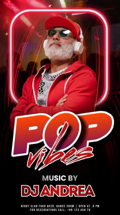 Copy of Pop Night Party | PosterMyWall