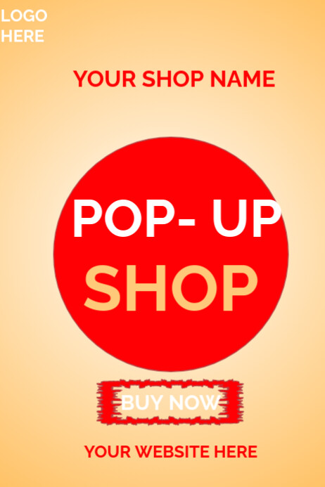 Copy of Pop up shop poster | PosterMyWall