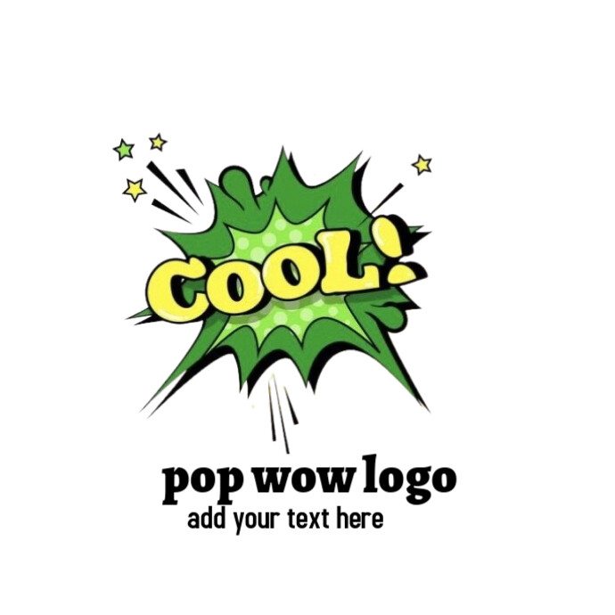 Plantilla de pop wow logo | PosterMyWall