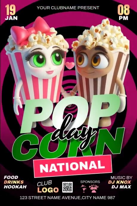 Copy of Popcorn Day Ads | PosterMyWall