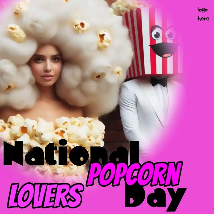 Popcorn Day Template | PosterMyWall