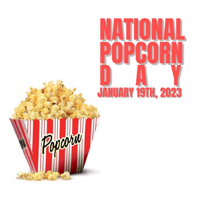 Copy of Popcorn Day Instagram Post. | PosterMyWall
