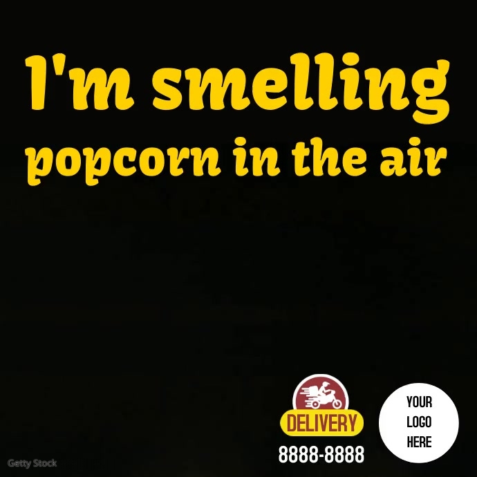 Popcorn Instagram Template | PosterMyWall