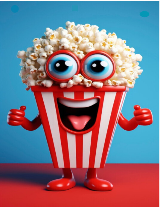 Plantilla de popcorn poster | PosterMyWall