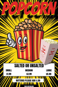 POPCORN POSTER Template | PosterMyWall