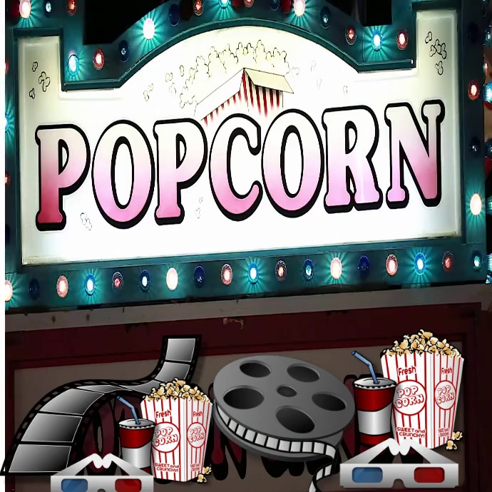 Copy of popcorn resturant | PosterMyWall