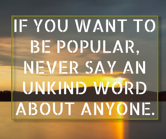 POPULAR AND WORD QUOTE TEMPLATE | PosterMyWall
