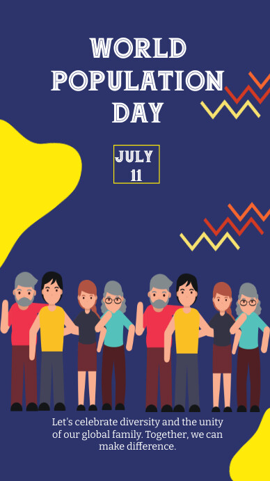 Population Day Template | PosterMyWall
