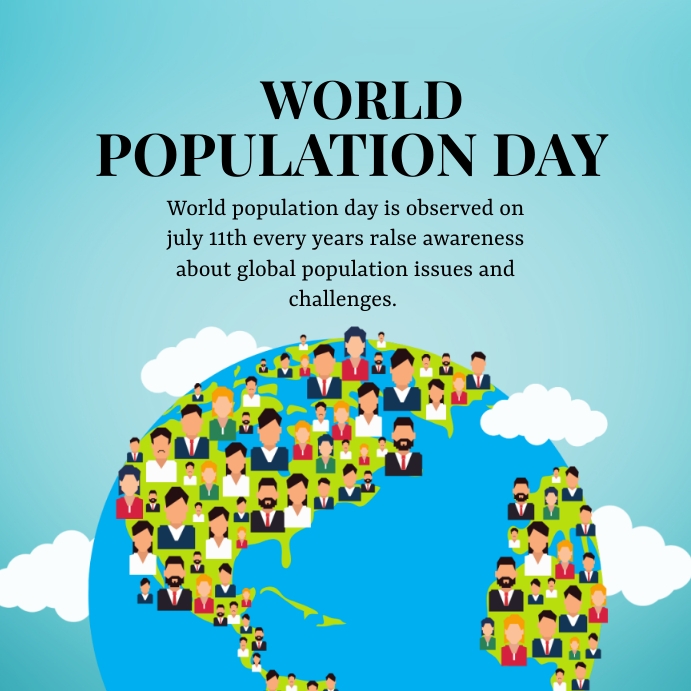 Copy of population day | PosterMyWall