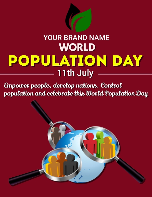 Copy of Population day | PosterMyWall