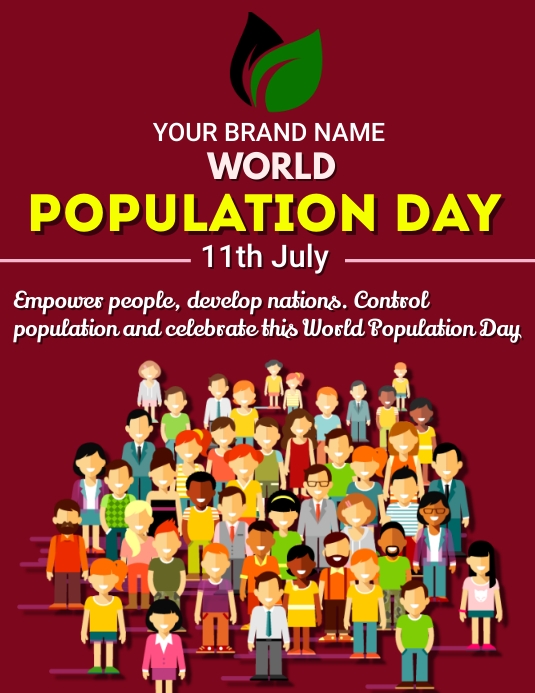 Copy of Population day | PosterMyWall
