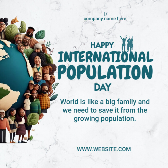 population day Template | PosterMyWall