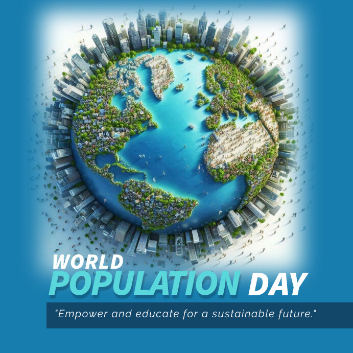 Population Template | PosterMyWall