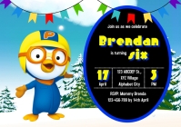 Pororo Birthday Invitation Template | PosterMyWall