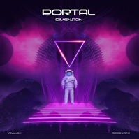 Artistic album cover contrast liquid Template | PosterMyWall