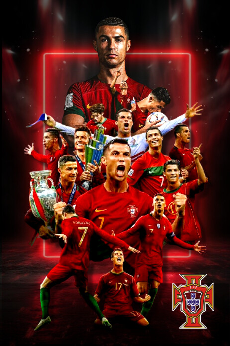 Copy of PORTUGAL NATIONAL SOCCER TEAM | PosterMyWall