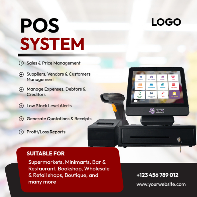 POS System Poster Template | PosterMyWall