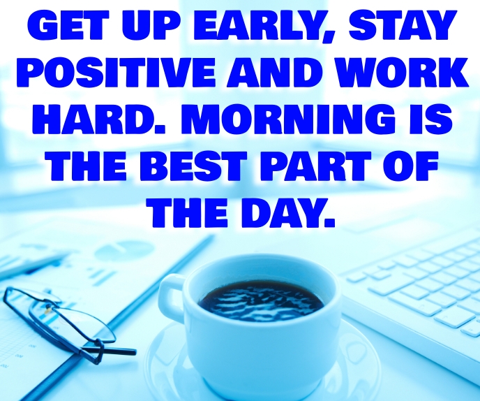 POSITIVE AND DAY QUOTE TEMPLATE | PosterMyWall