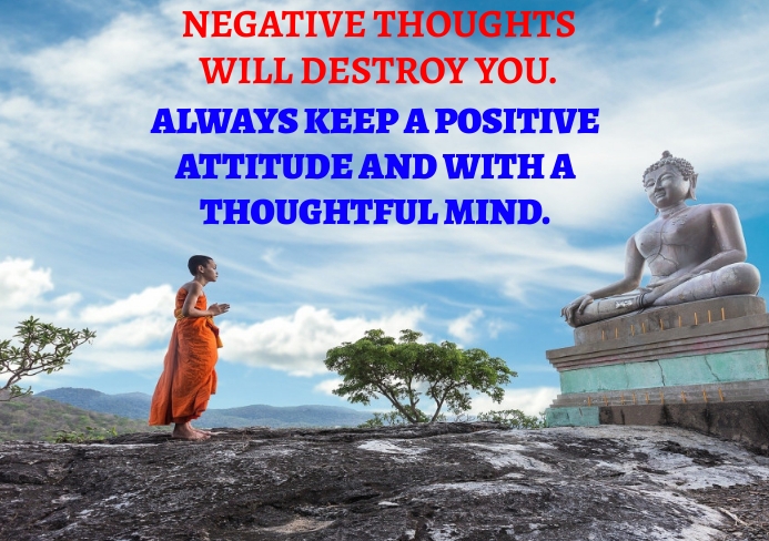 POSITIVE AND NEGITIVE QUOTE TEMPLATE | PosterMyWall