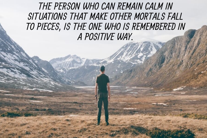 POSITIVE AND SITUATION QUOTE TEMPLATE | PosterMyWall