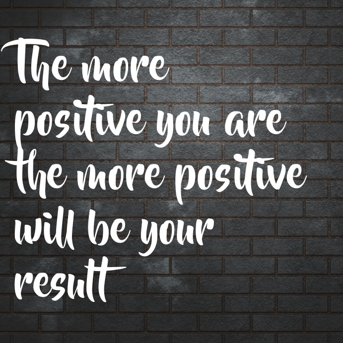 Positive Template | PosterMyWall