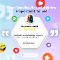 Positive Feedback Template | PosterMyWall